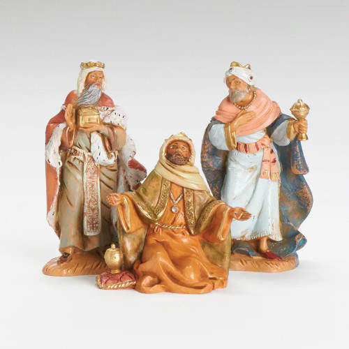 Fontanini Nativity Figures - Three Kings Set - 5 inch Scale - St. Jude ...