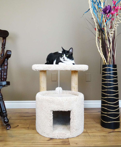 24" Premier Cat Sleeper — Solid Wood Elevated Cat Bed & Lounger