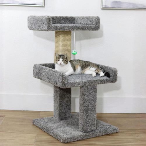 Premium Large Cat Perch – Solid Wood & Sisal for Big Cats | New Cat Condos