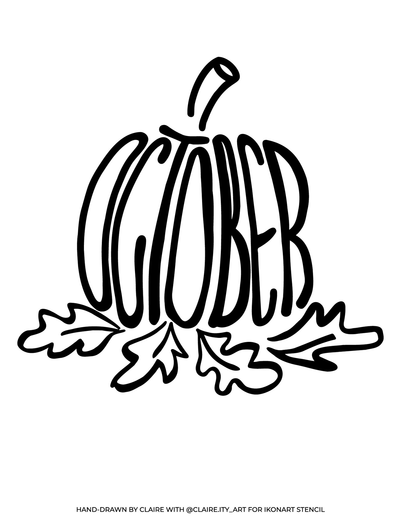 Autumn Leaves & Pumpkins Please - Free Artwork for Ikonart