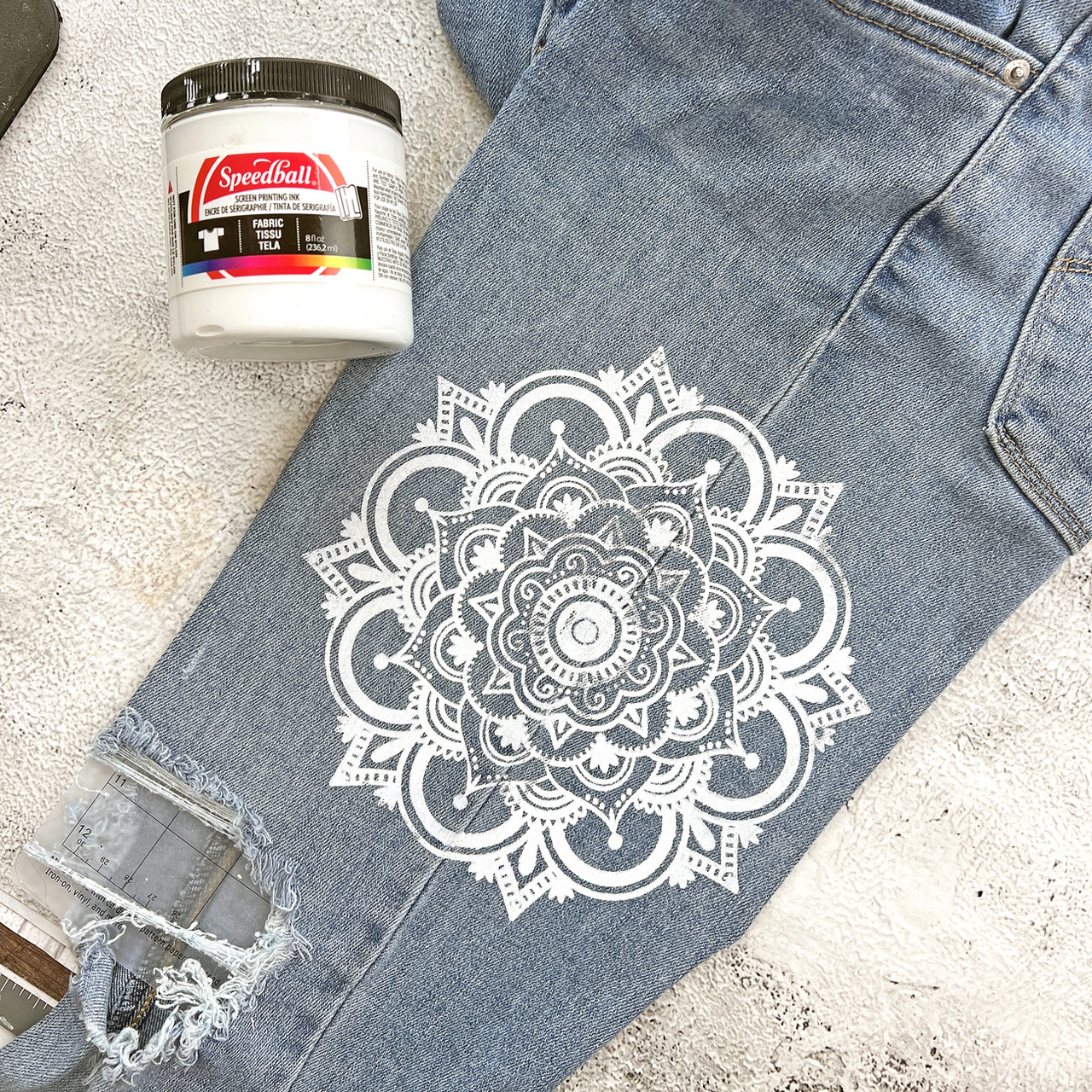 Breathe Relax Mandalas SVG | Ikonart Stencil