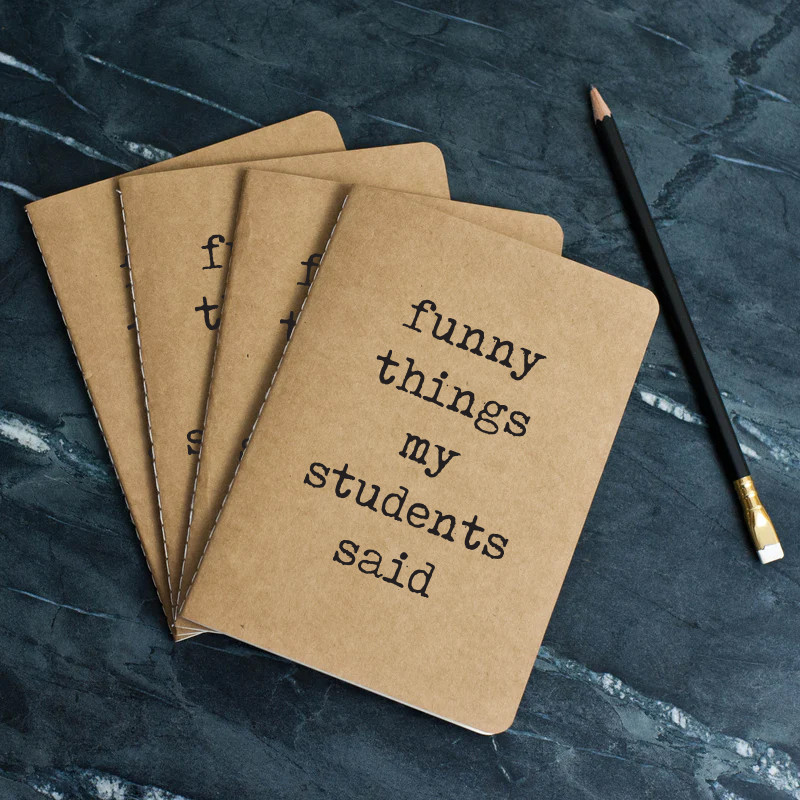 Funny Students Teacher SVG | Ikonart Stencil