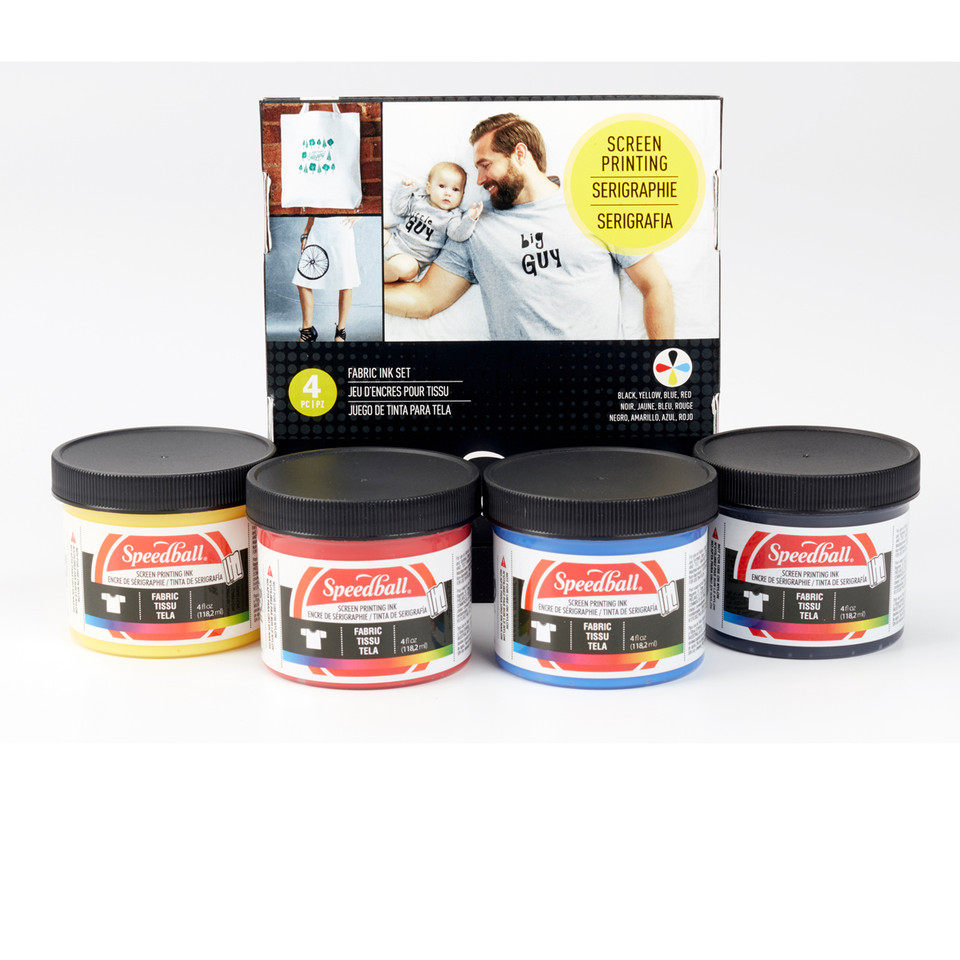 Speedball Opaque Fabric Screen Printing Ink | Ikonart Custom Stencils