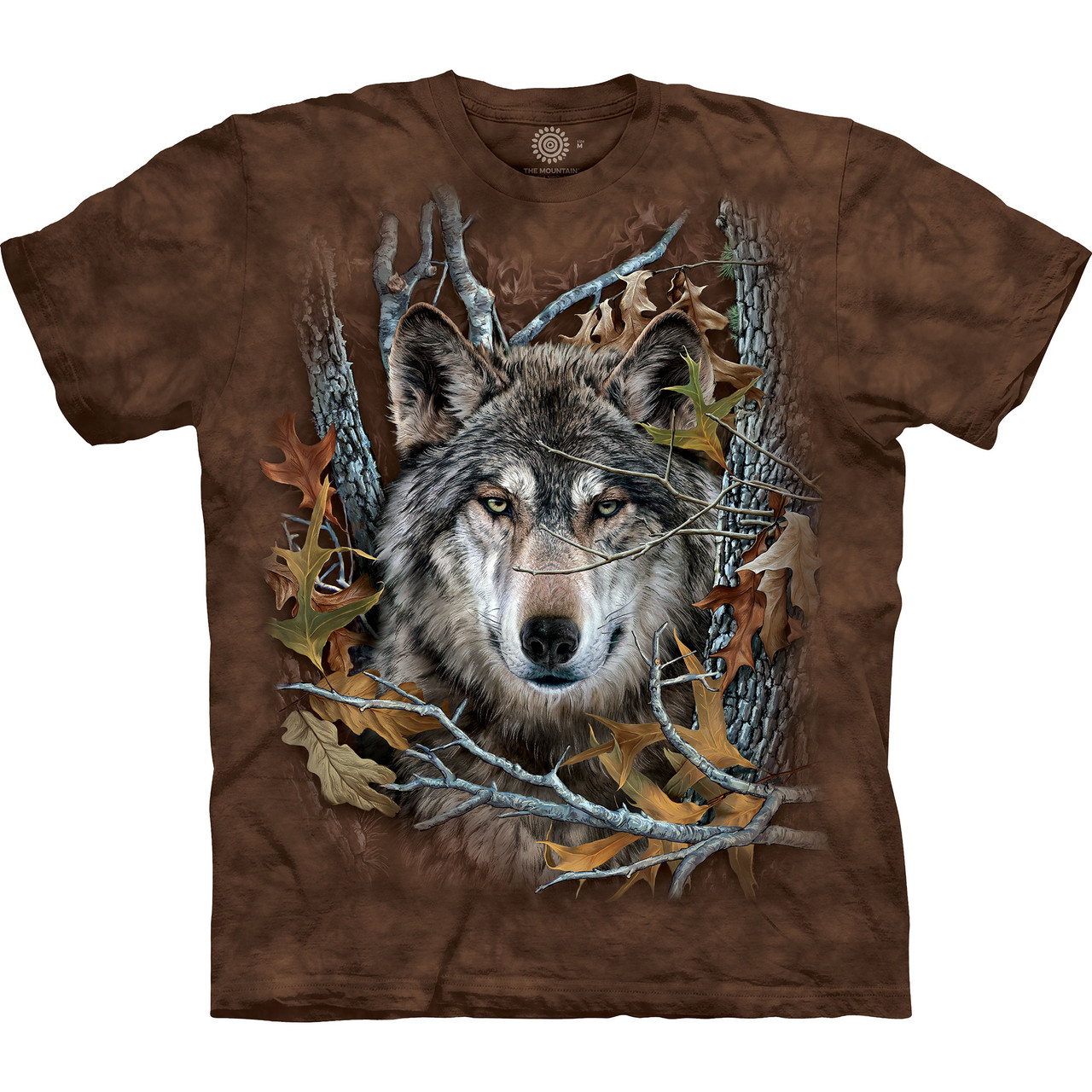 Wolf Couple Sunset Classic Cotton T-Shirt Tee