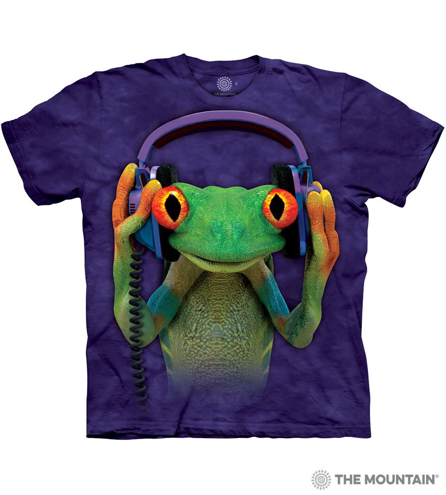 The Mountain Peace Out Gecko Classic Cotton T-Shirt