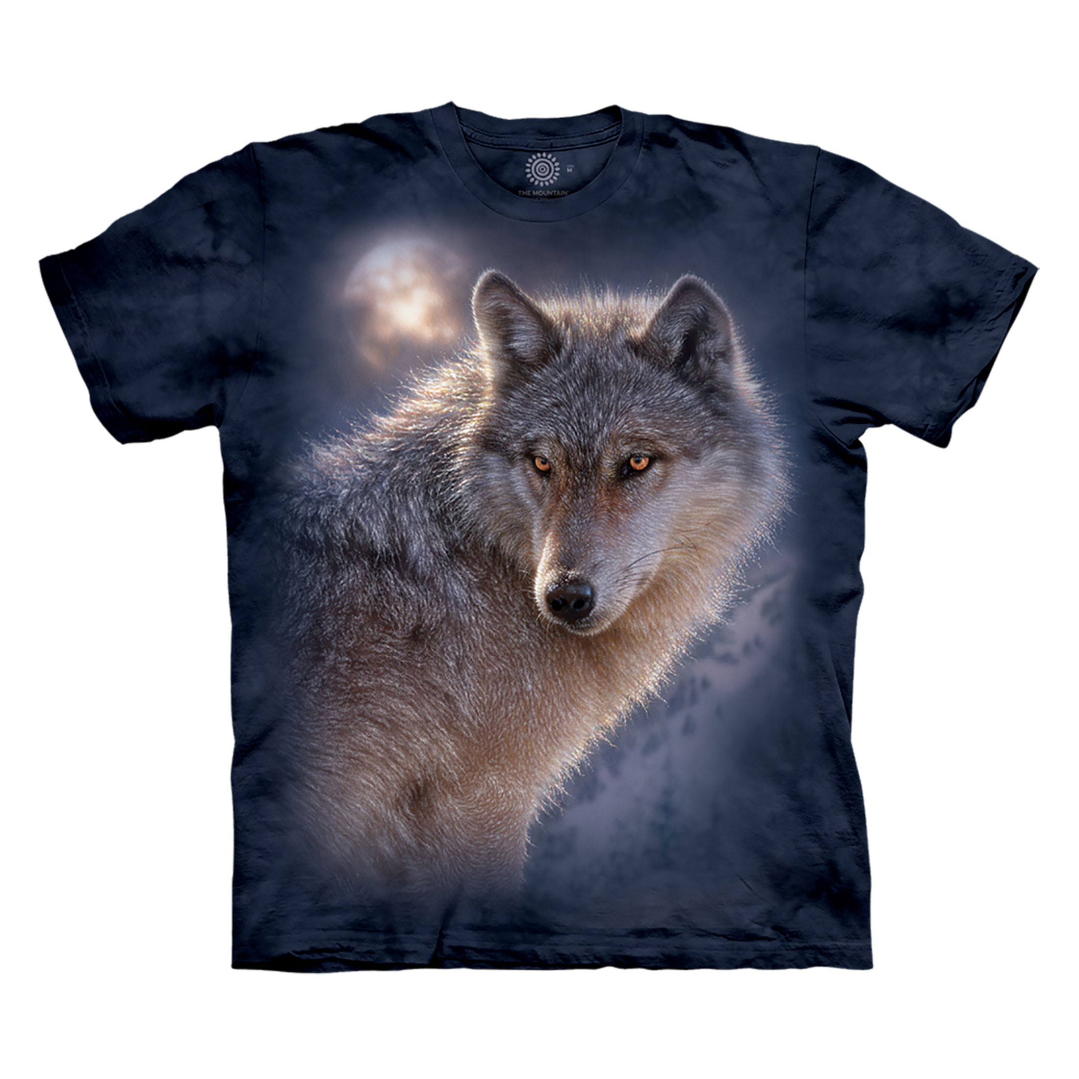 Wolf Couple Sunset Classic Cotton T-Shirt Tee