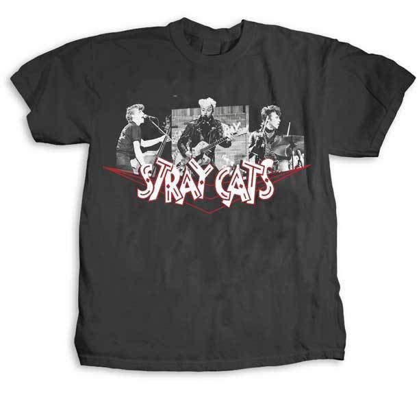 The Stray Cats Photo Collage Rockabilly Rock and Roll Music Tee Shirt ...
