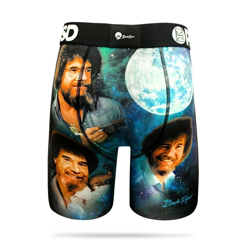 PSD Bobs Ross Moon Galaxy Stars Urban Athletic Boxer Briefs Underwear ...