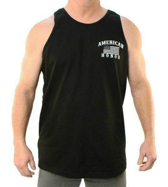 Outlaw Threadz American Honor Flag USA Patriotic Country Tank Top Shirt ...