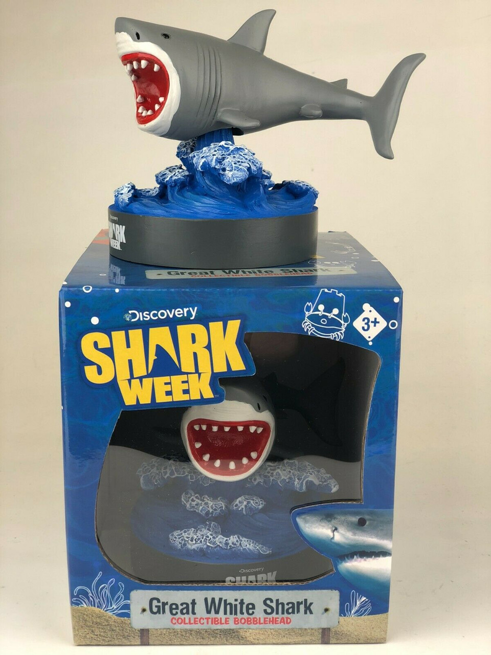 Kollectico Discovery Shark Week Great White 30th Anniversary Bobblehead ...