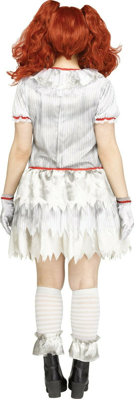 Fun World Carnevil Clown Pennywise It Plus Adult Womens Halloween