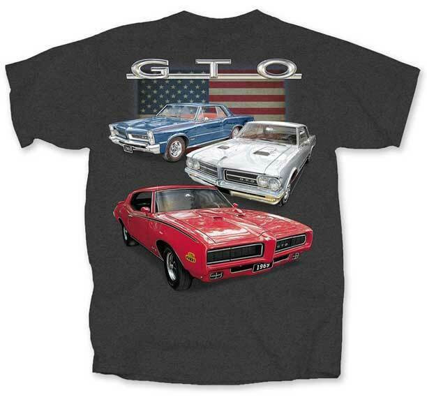 Pontiac General Motors GTO American Flag Vintage Muscle Cars T Shirt ...