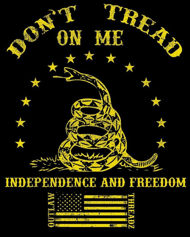 Outlaw Threadz Don't Tread on Me Gadsden American Flag USA Decal ...