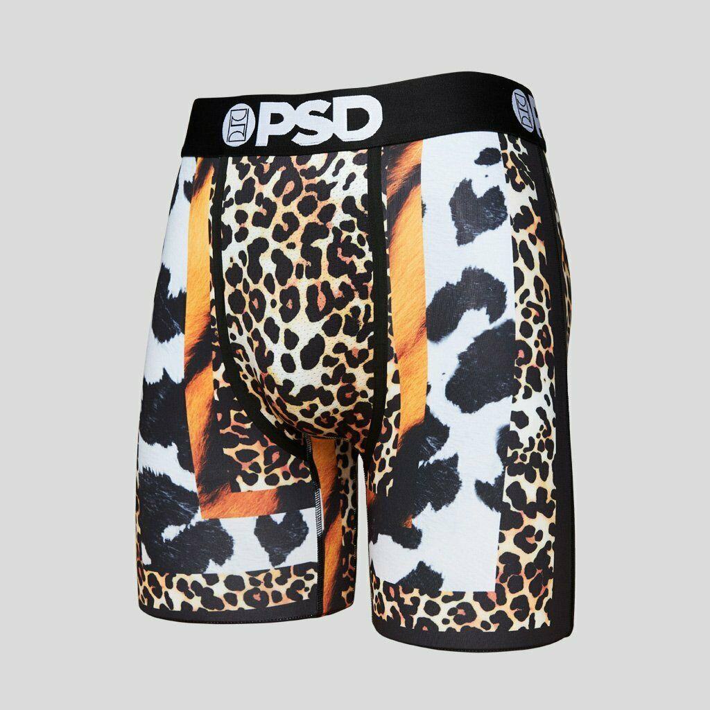 PSD Stylish Skins Animal Prints Leopard Cow Boxers Briefs Underwear ...