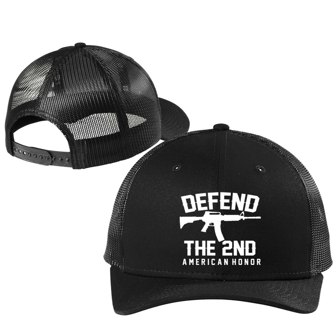 Outlaw Threadz American Honor Defend 2nd Amendment Patriotic Trucker ...