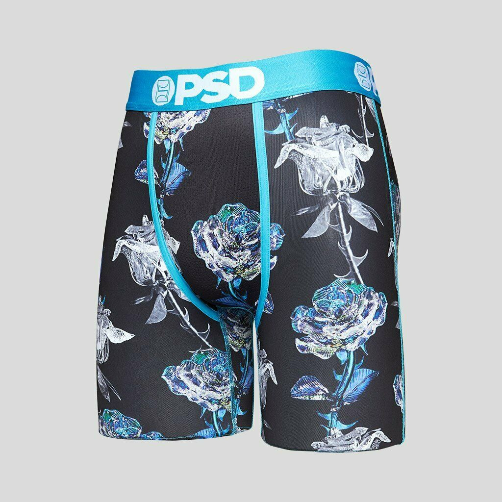 PSD Glass Roses Floral Flowers Athletic Urban Boxers Briefs Underwear ...