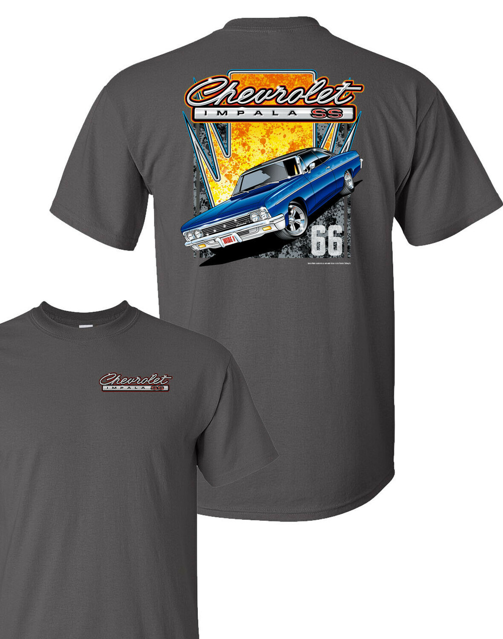 Johny Rockstar Chevy Chevrolet 66 Impala Ss Vintage Muscle Cars T