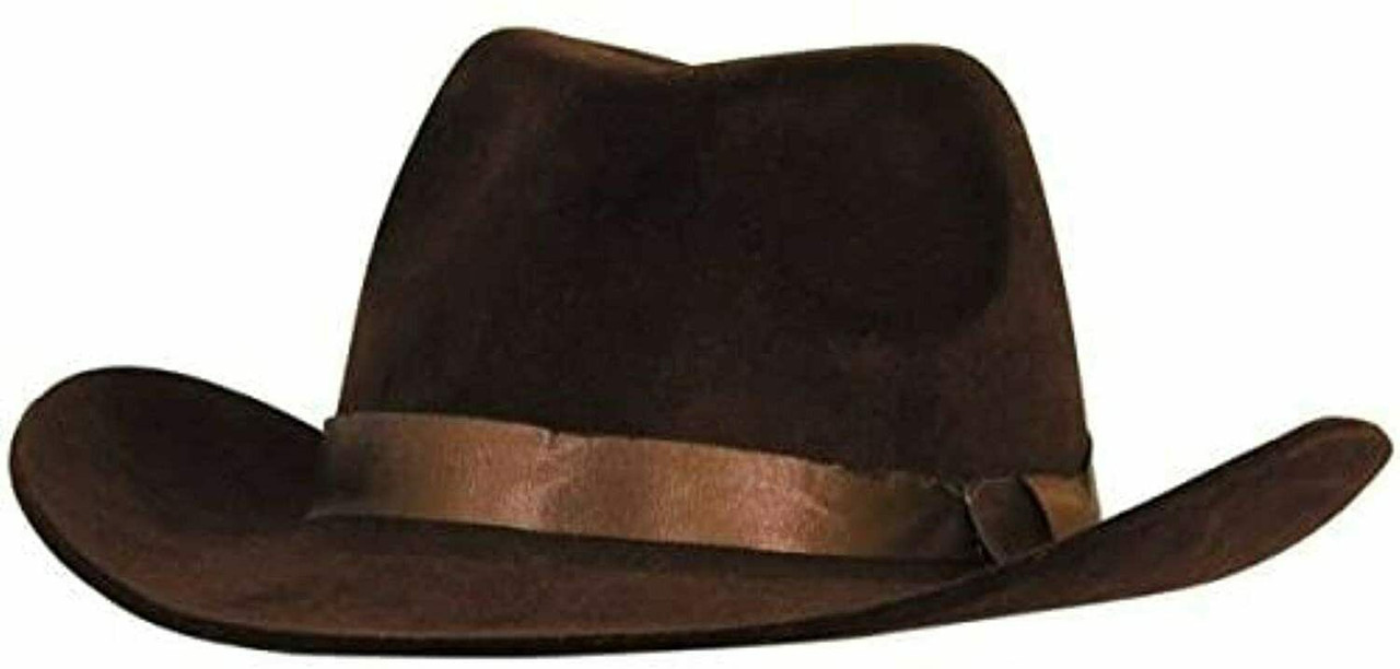 Amscan Suit Yourself Cowboy Flocked Rancher Headwear Cowgirl Costume ...