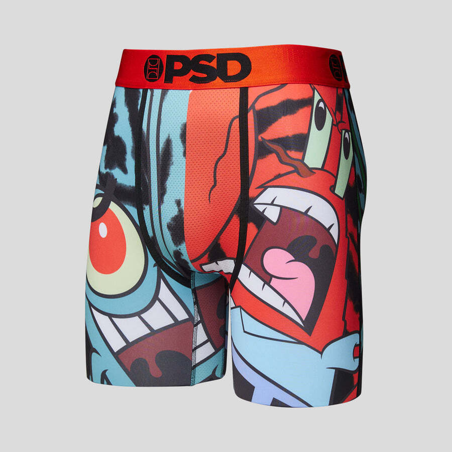 PSD SpongeBob SquarePants Patrick Plankton Krabs Underwear Boxer Brief ...
