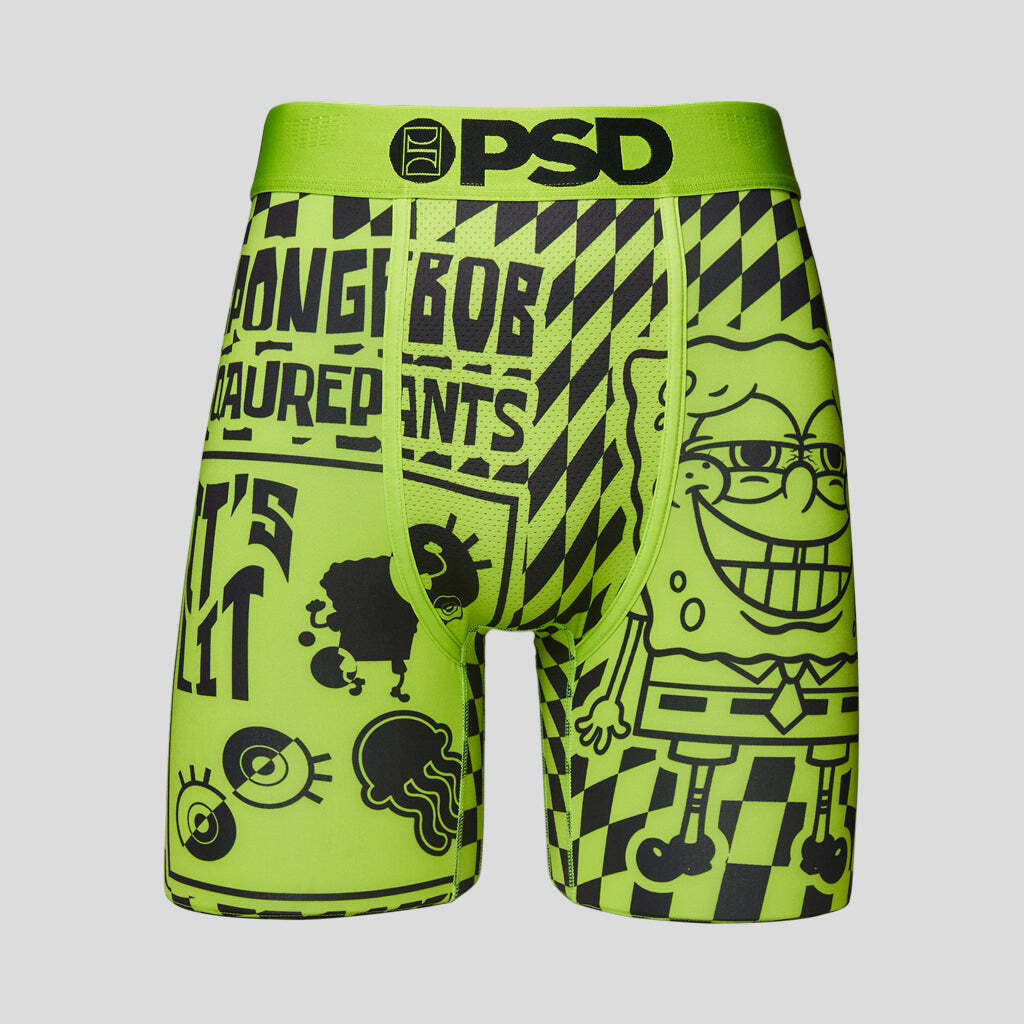 PSD SpongeBob SquarePants Patrick Plankton Krabs Underwear Boxer Brief ...