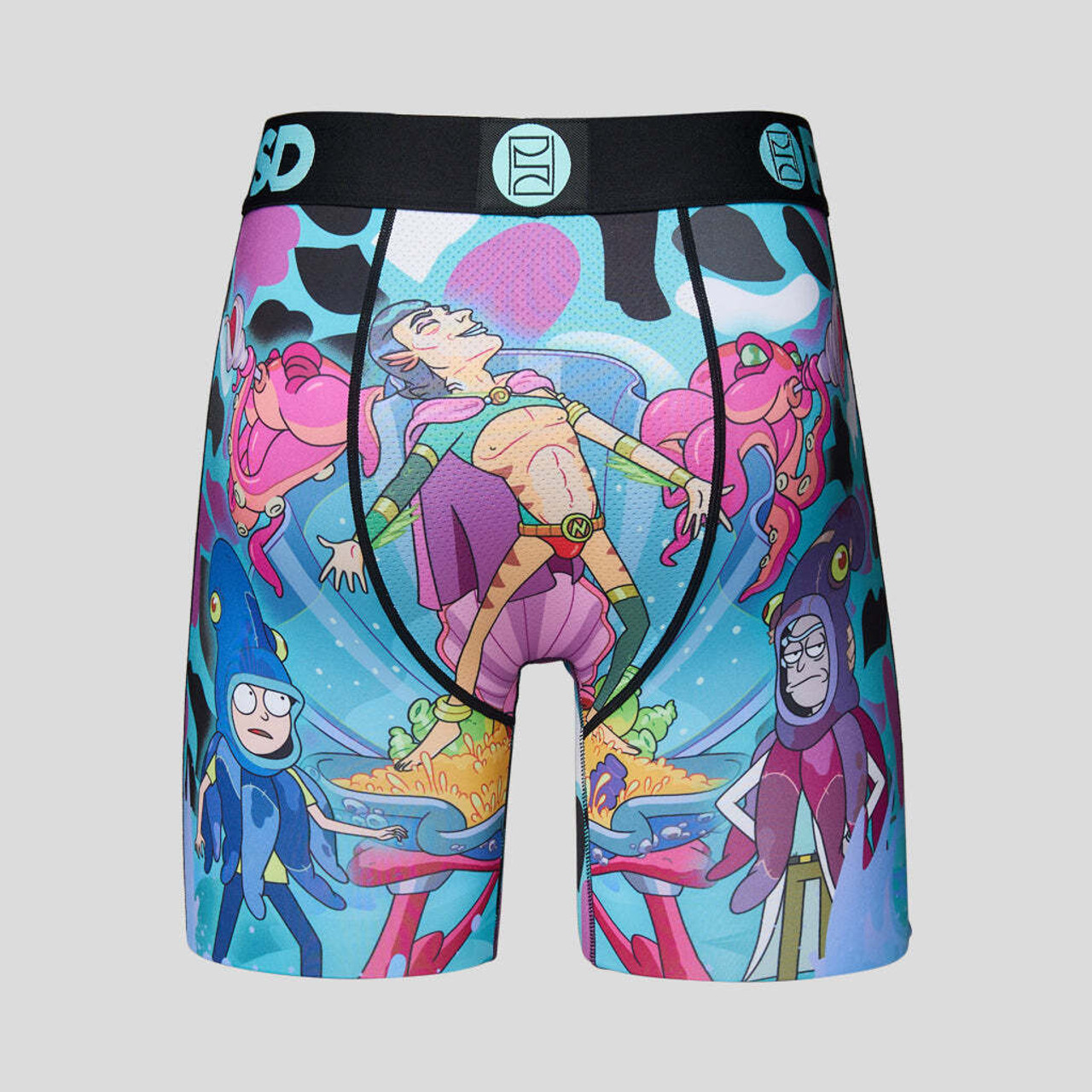 Psd Rick And Morty I Am Mr Nimbus Animated Underwear Boxer Briefs
