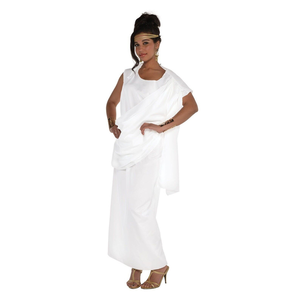 Amscan Toga Ancient Rome Greece Robe Gladiator Adult Unisex Halloween ...