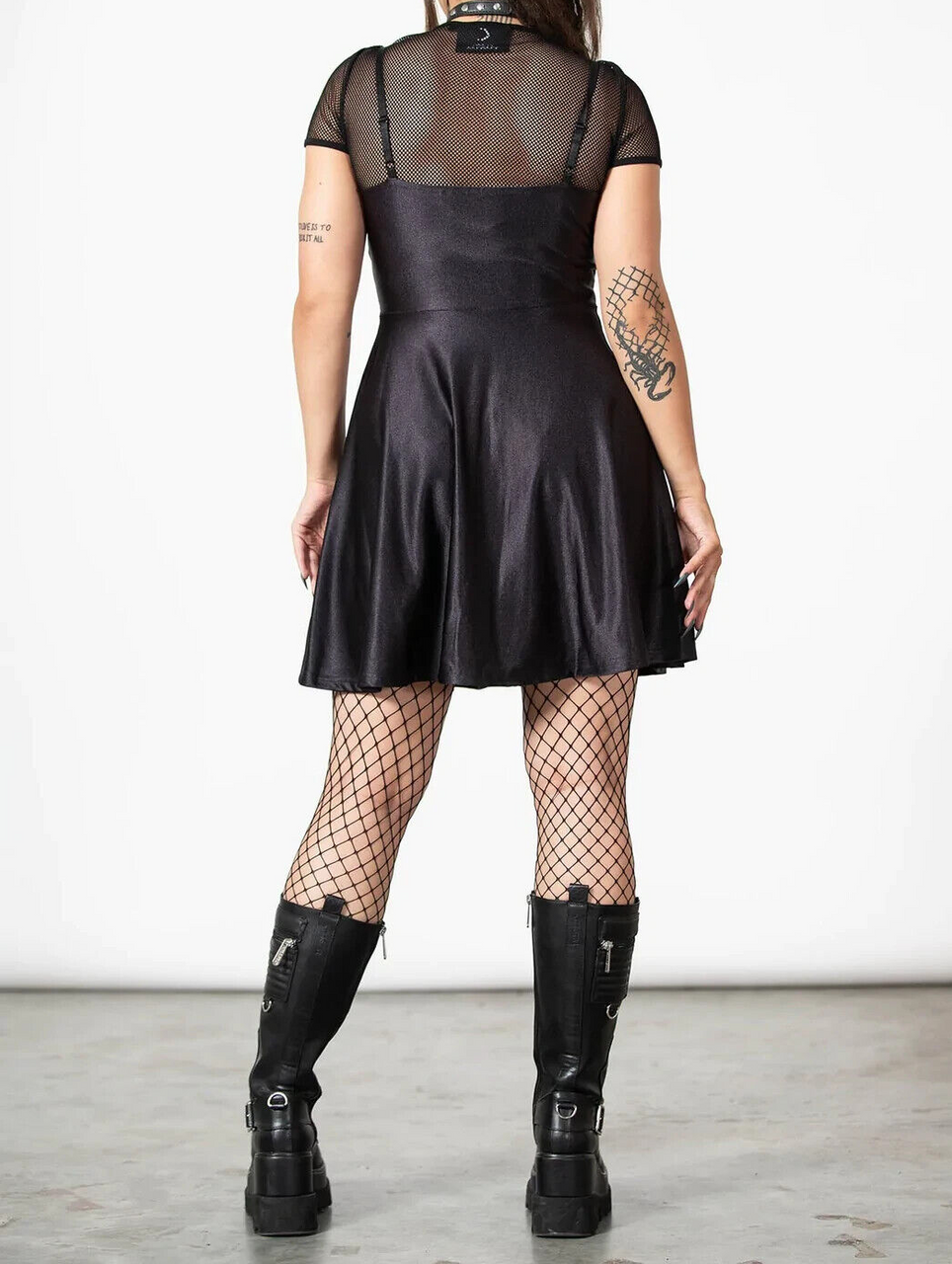 Killstar Frightlife Skater Black Dress Baphomet Gothic Alternative ...