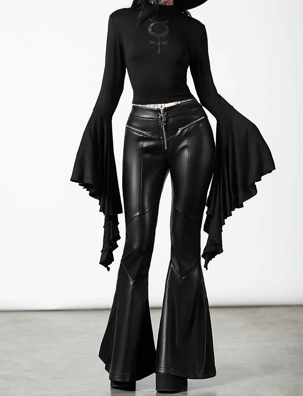 Killstar Elemental Eclipse Crop Top Black Gothic Alternative Witchy ...