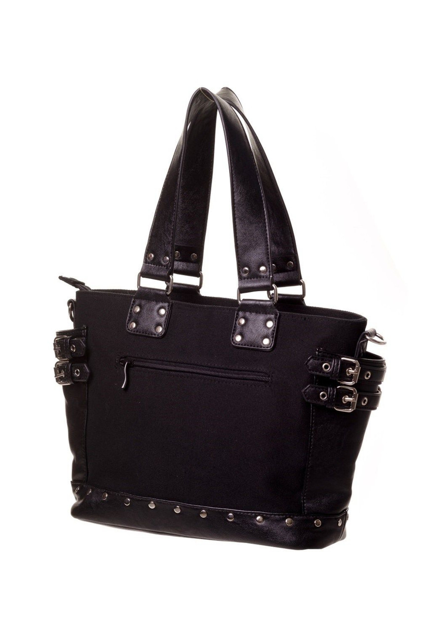 Lost Queen Handcuff Punk Goth Rockabilly Tattoo Handbag Purse Bag ...