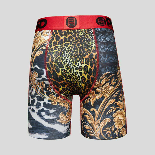 PSD Lux Animal Print Leopard Zebra Cheetah Boxers Briefs Underwear ...