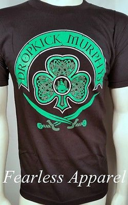 DROPKICK MURPHYS CELTIC SWORDS SHAMROCK IRISH BOSTON PUNK ROCK T TEE ...