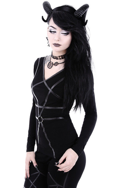 Restyle Pentagram Witch Wicca Vibes Punk Goth Emo Adult Womens Shirt ...