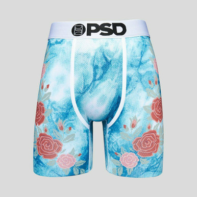 PSD Washed Out Roses Flowers Floral Athletic Boxers Briefs ...