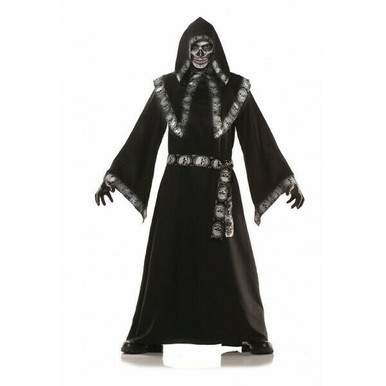 Underwraps Skull Master Crypt Keeper Grim Death Adult Halloween Costume ...