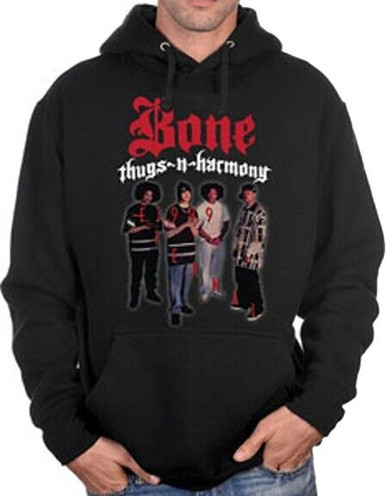 Bone Thugs-n-Harmony Eternal Mens Hip Hop Group Hoodie Pullover ...