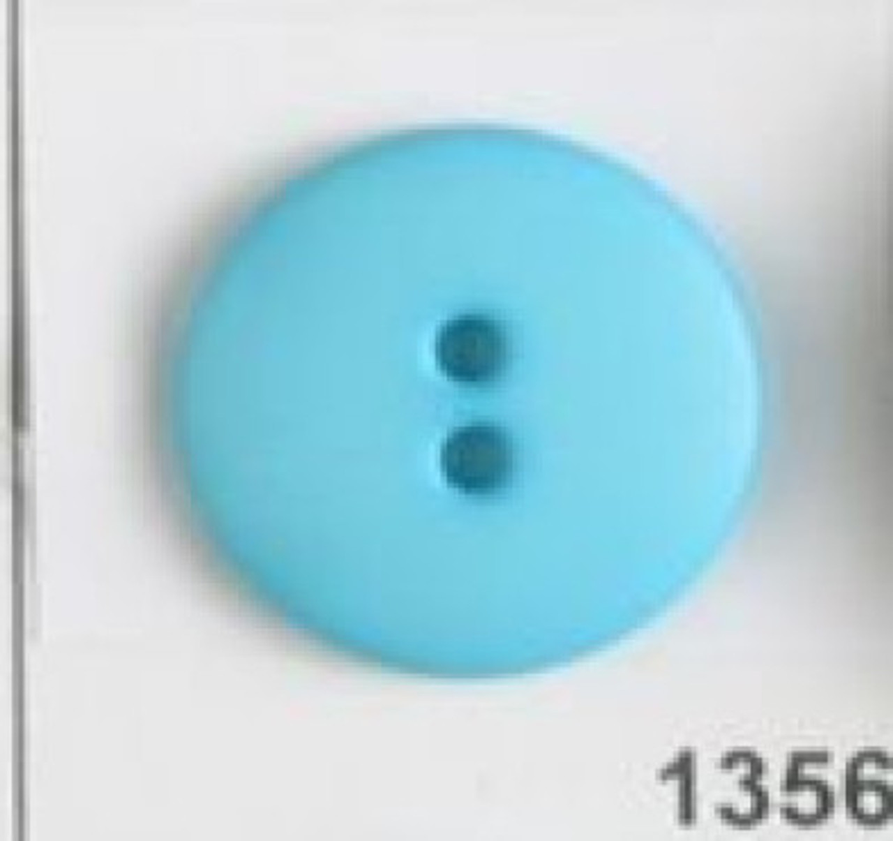 Matte Sky Blue 2-Hole 27L Button | G Street Fabrics