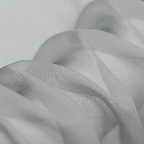 silver chiffon