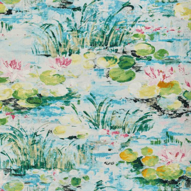 Monet Dream Blue Cotton Novelty Print | G Street Fabrics