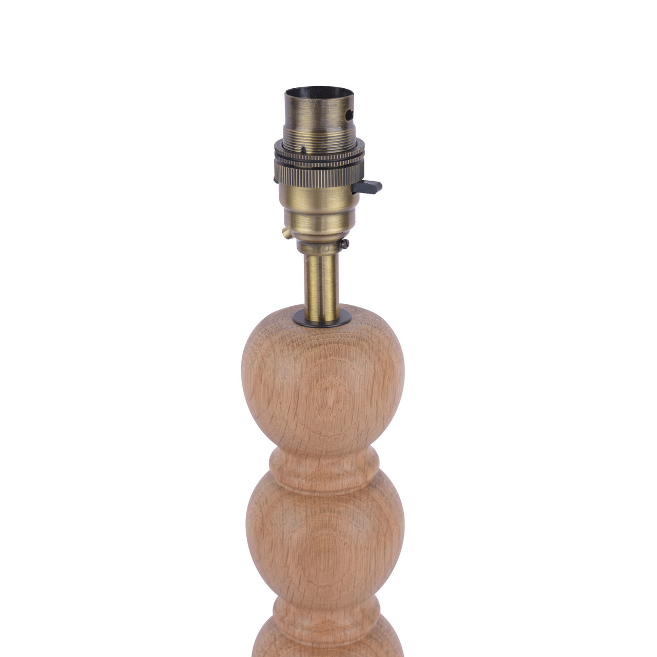 Maria Table Lamp Wood & Antique Brass Base Only | The Home Library ...
