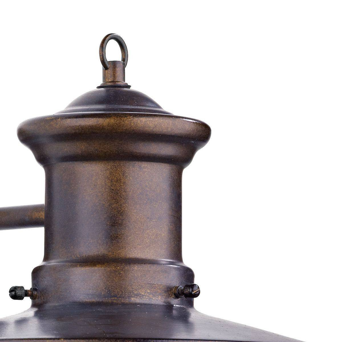 Sedgewick Outdoor Wall Light Bronze Glass IP44 by dar Lighting | The ...