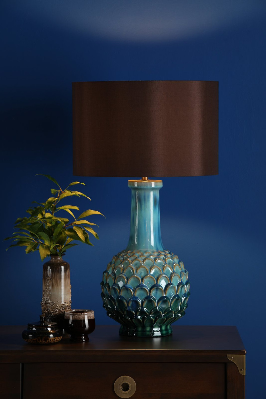 Blue green table lamps store