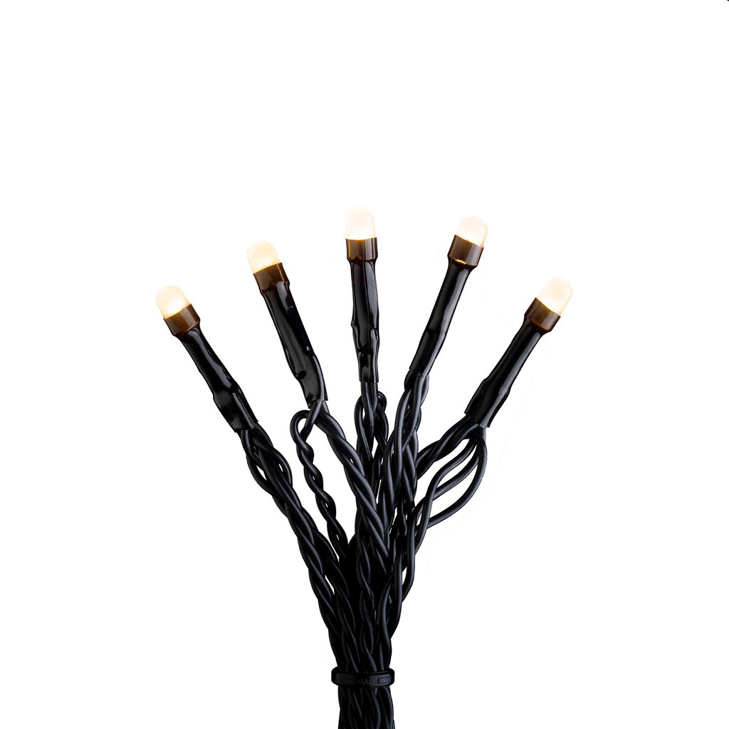 String Light Set With Frosted Top - 200 LED Warm White | The Home ...
