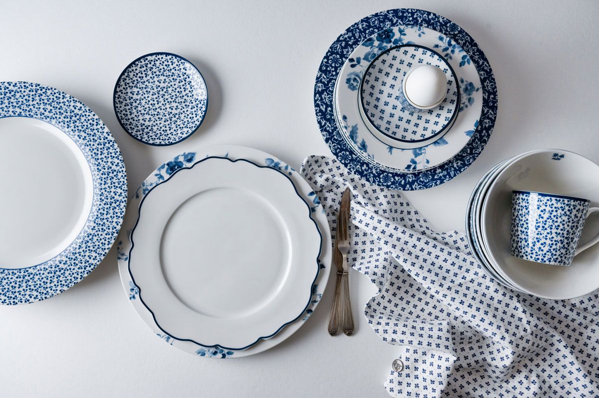 Laura Ashley Blueprint Dinner Set Collections - The Home Library