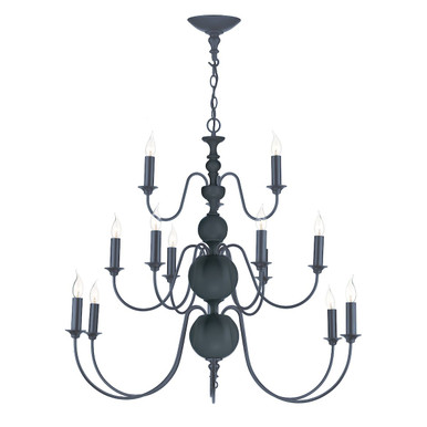 Flemish 15 Light Pendant In Bespoke Finish |The Home Library Barnsley ...