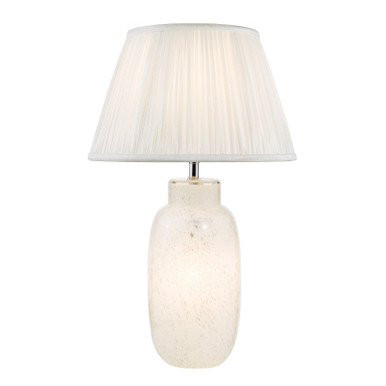 Ileana Table Lamp White Glass Base Only | The Home Library, Wilmslow ...