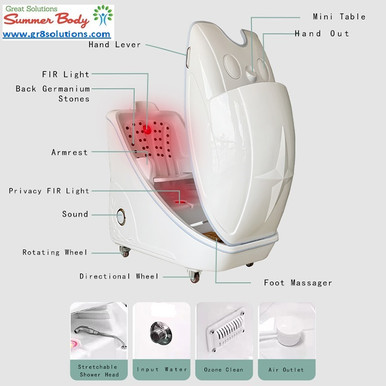 Summer Body Steam Sauna with ozone