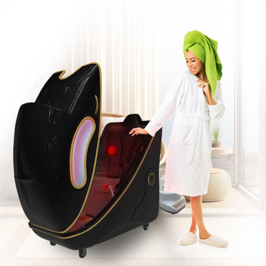 Summer Body Steam Sauna Deluxe with ozone in Black