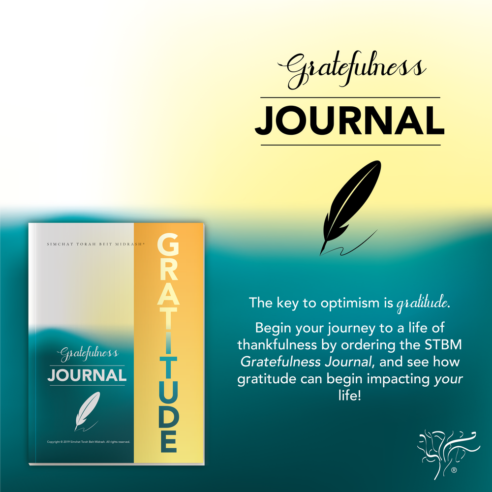 Gratefulness Journal: The Key to Optimism Is Gratitude - Simchat Torah ...