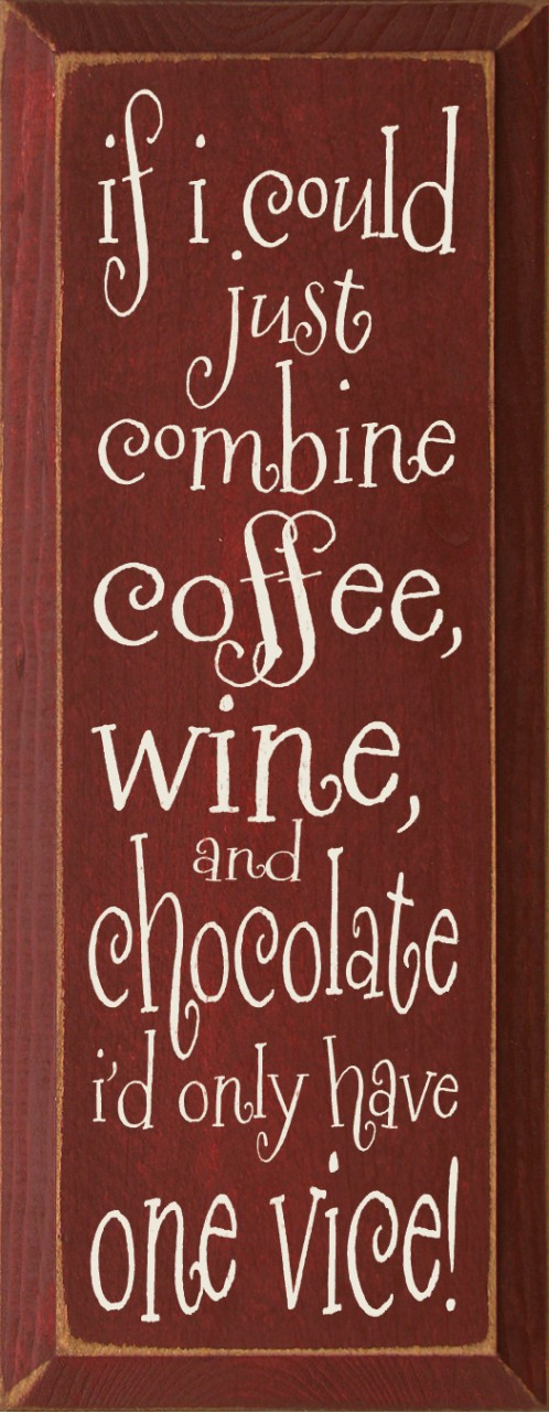 Chocolate Signs | Wood Chocolate Signs | Sawdust City LLC
