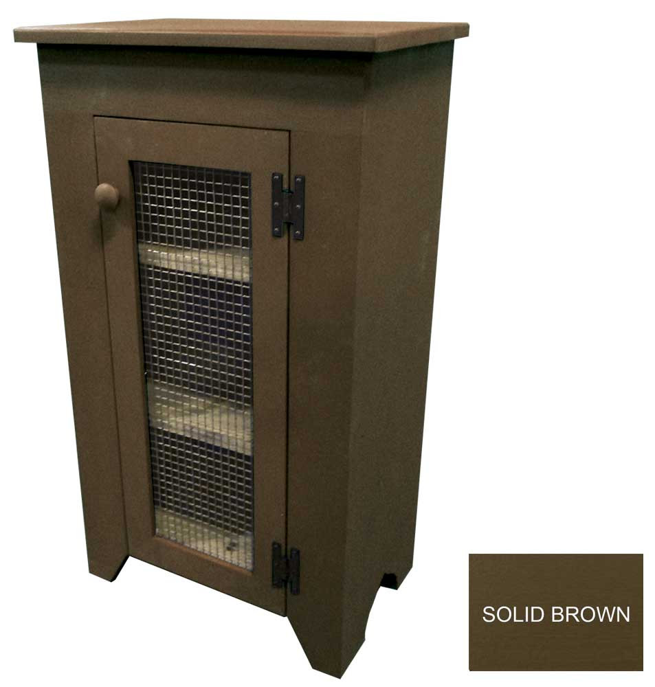 Kitchen Jelly Cabinet | Wooden Storage Cabinet with Three Shelves and ...